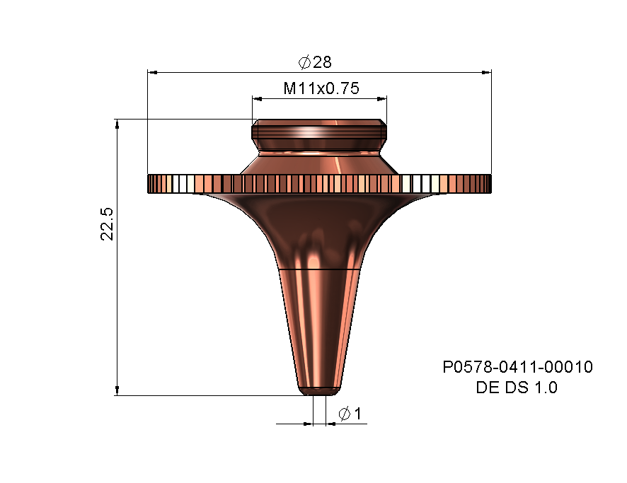 Laser cutting heads - PRECITEC parts